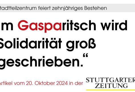 Stadtteilzentrum Gasparitsch – unabhängig, selbstverwaltet ...